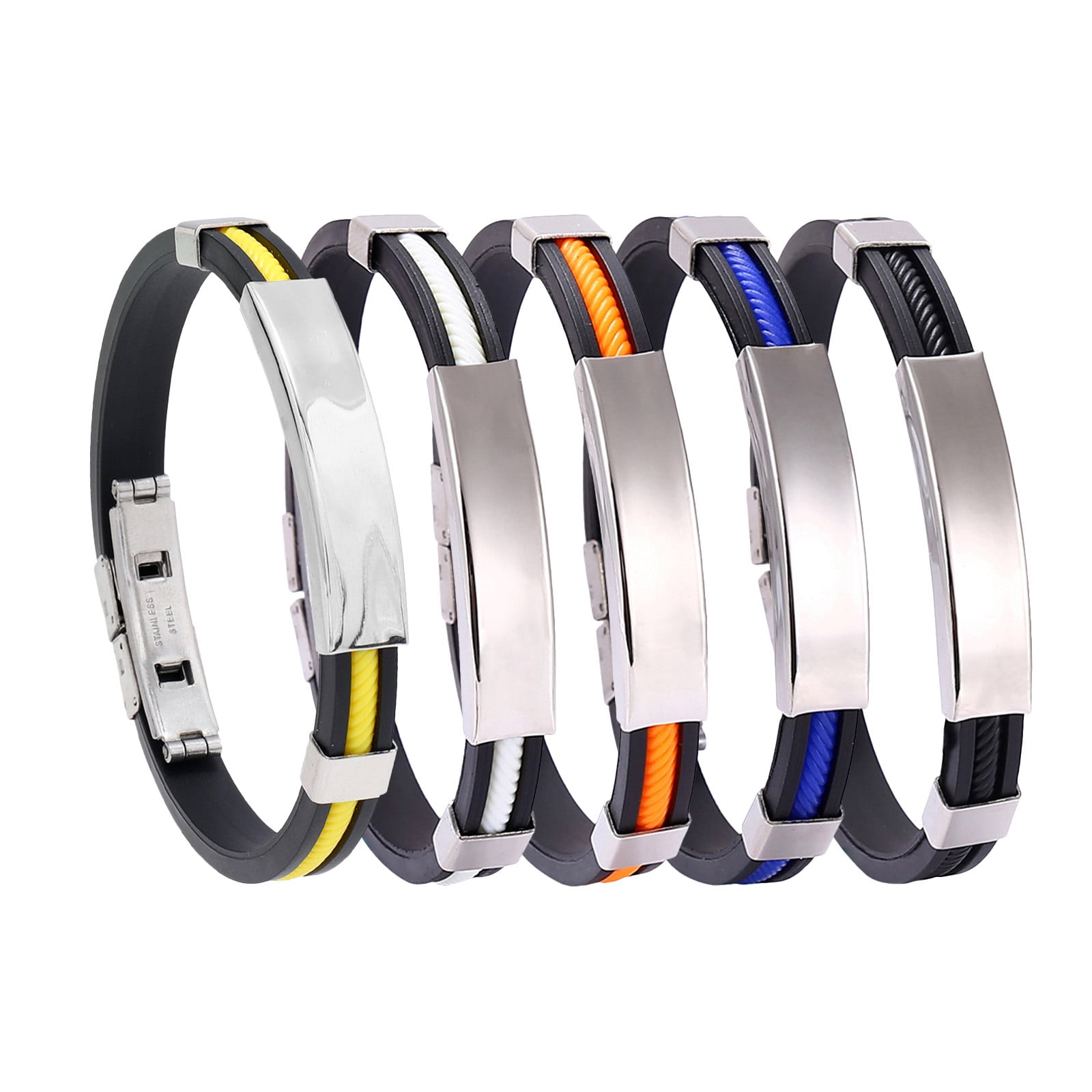 Buodes Titanium Anion Silica Gel Lymphatic Detumescence Exercise Wrist ...