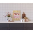 Buon Appetito Colorful Kitchen Quote Wall Art Unframed Paper Print ...
