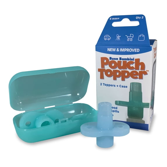 Buon Bambini, Pouch Topper 2-Pack, Reusable Silicone, with Travel Case ...