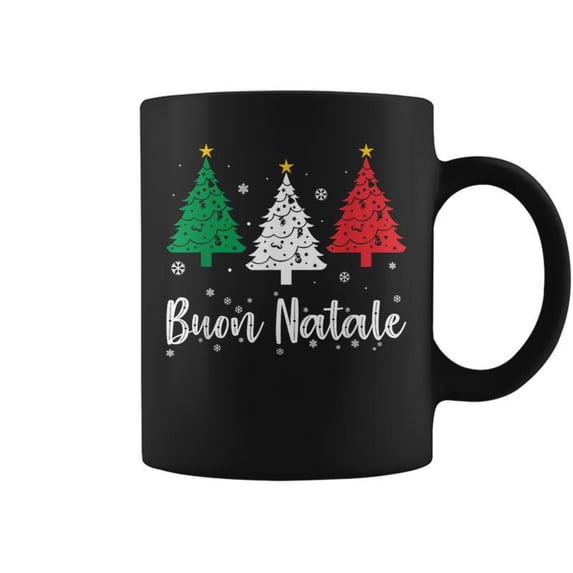 Buon Natale Italian Christmas Holiday Coffee Mugs - Walmart.com
