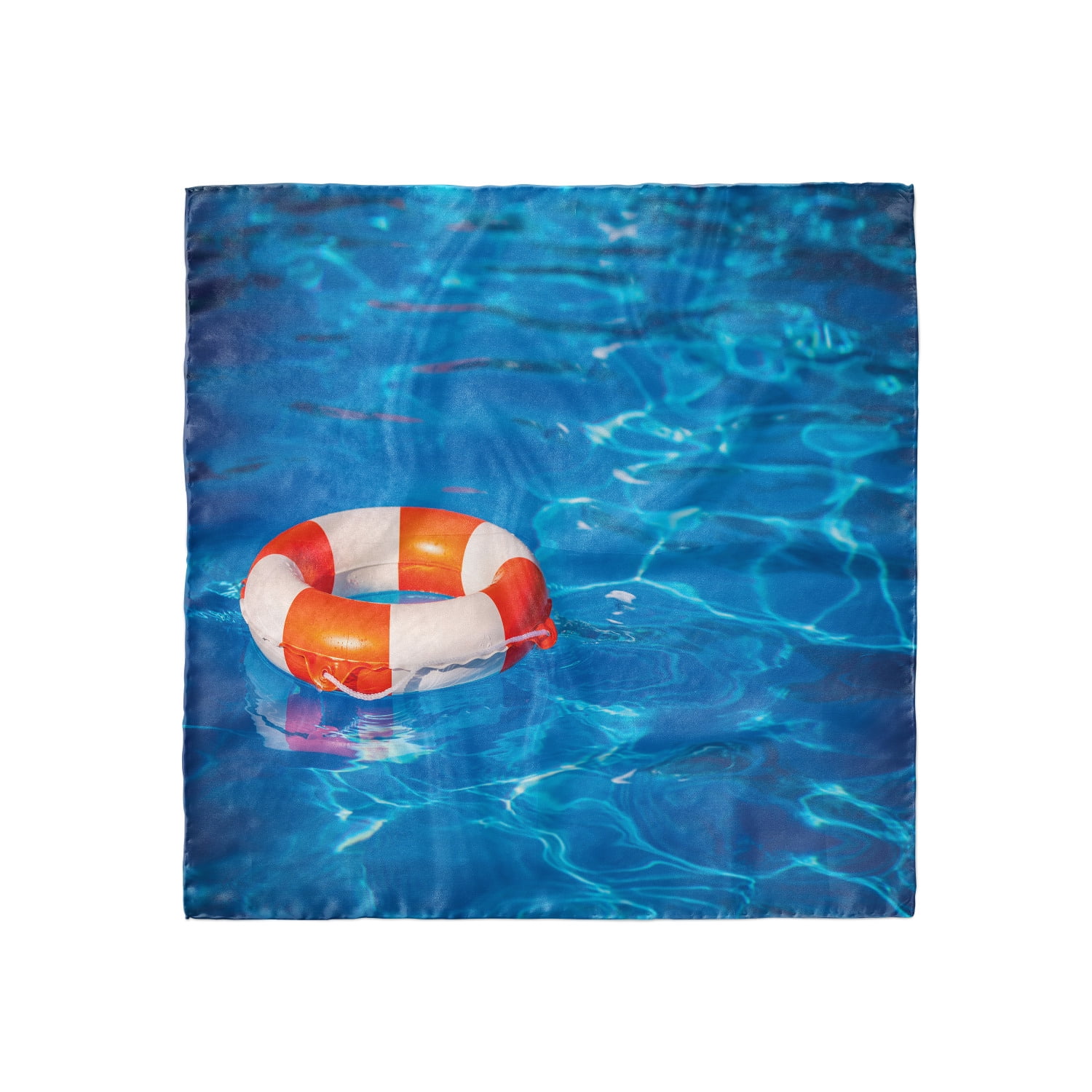 Buoy Head Scarf, Clear Swimming Pool, Head Wrap, 3 Sizes, by Ambesonne ...