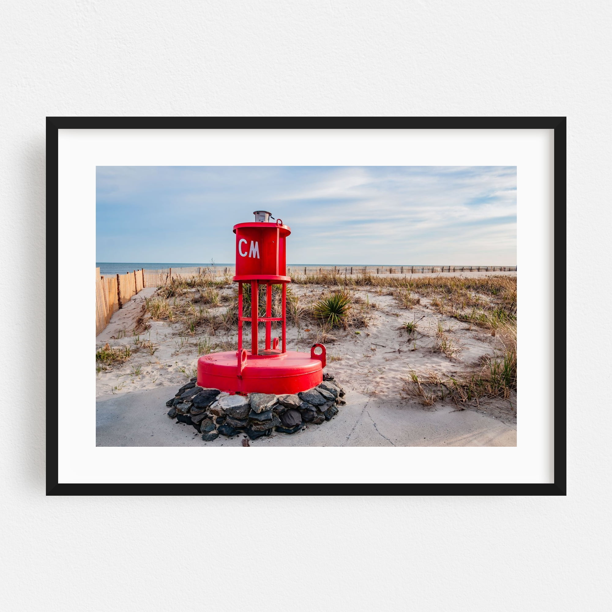 Buoy on the Sand Dune, Cape May New Jersey - Cape May New Jersey ...