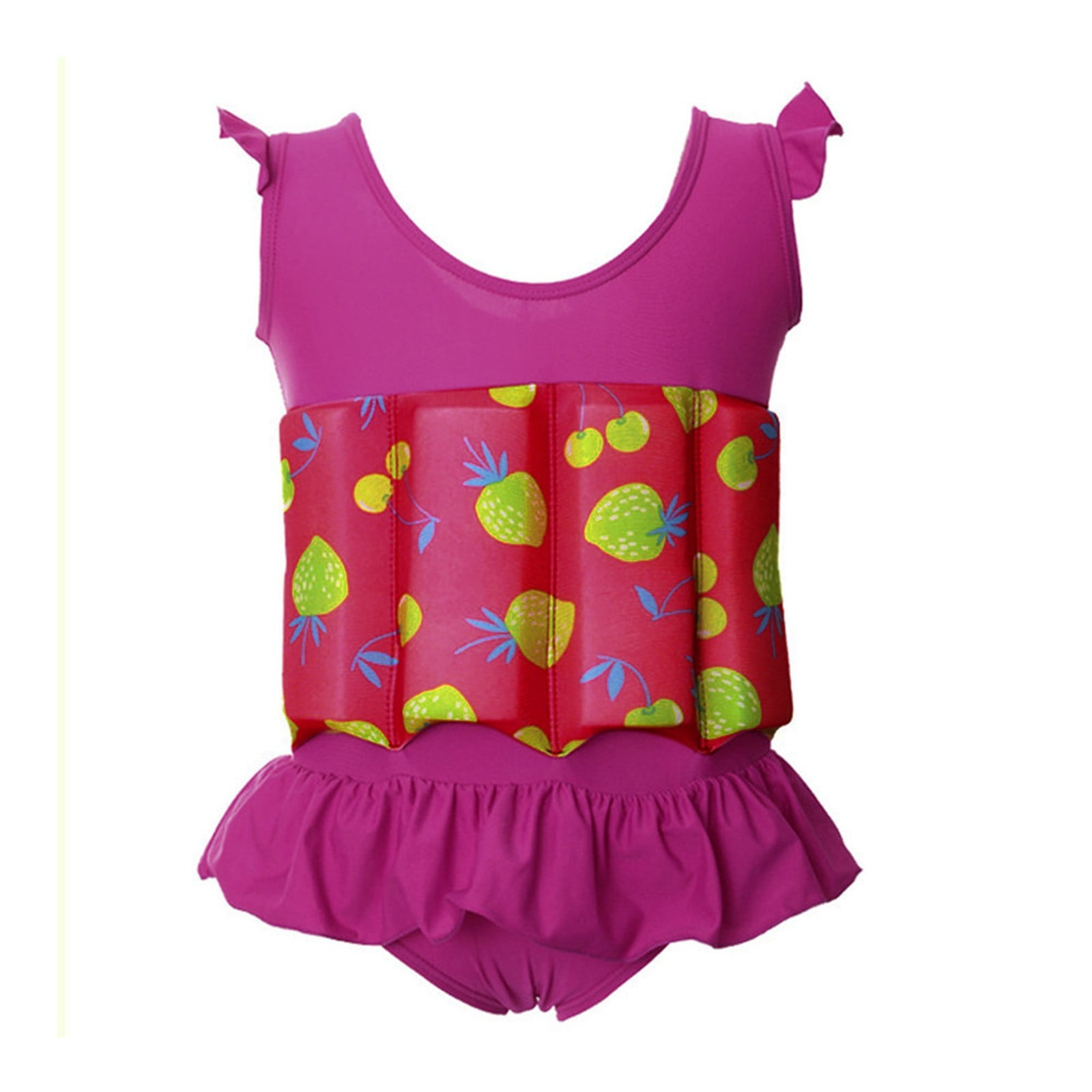 Buoyancy Conjoined Swimsuit Beach Kids With Romper Adjustable Suit ...