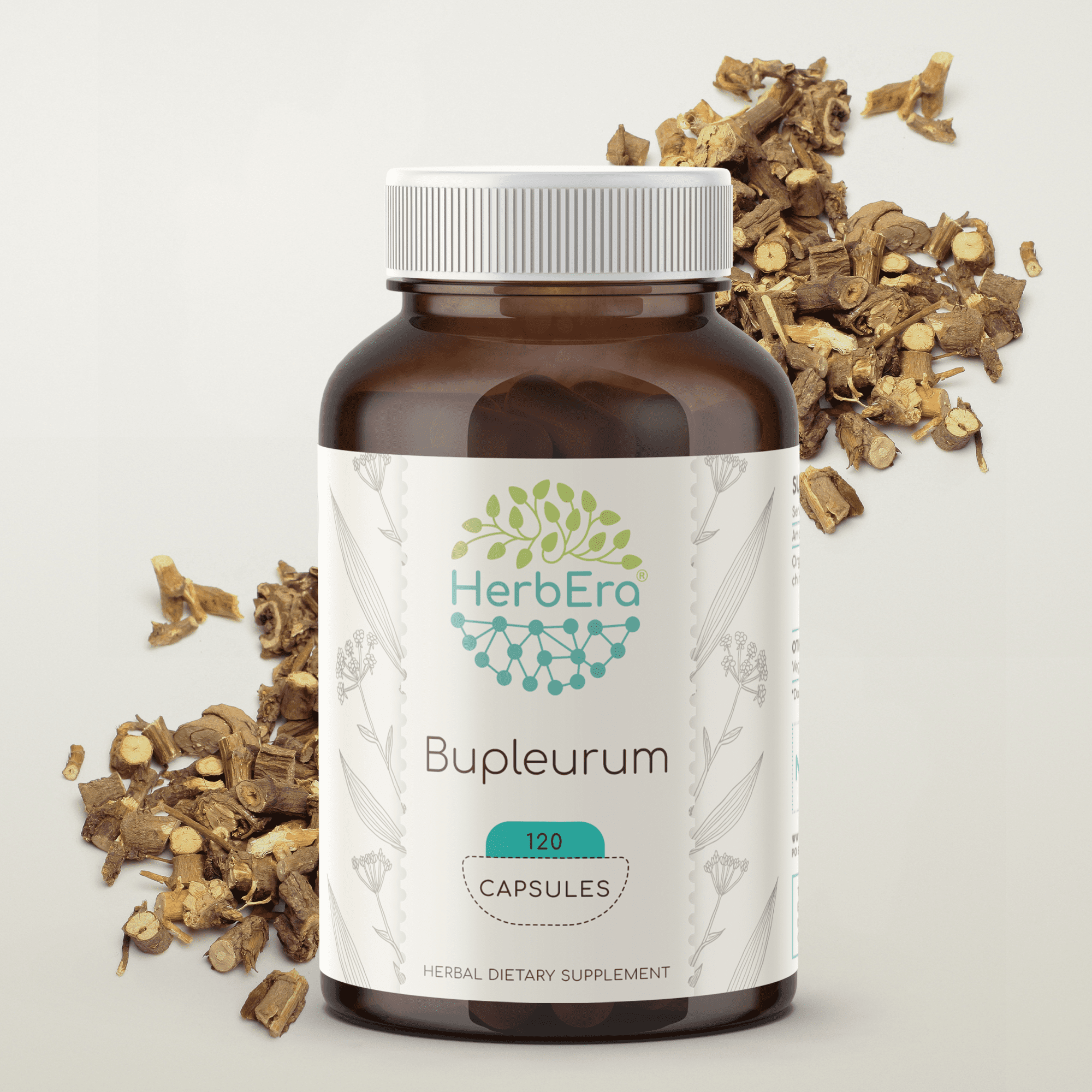 Bupleurum 120 Capsules, 500 mg, Organic Bupleurum (Bupleurum Chinense ...