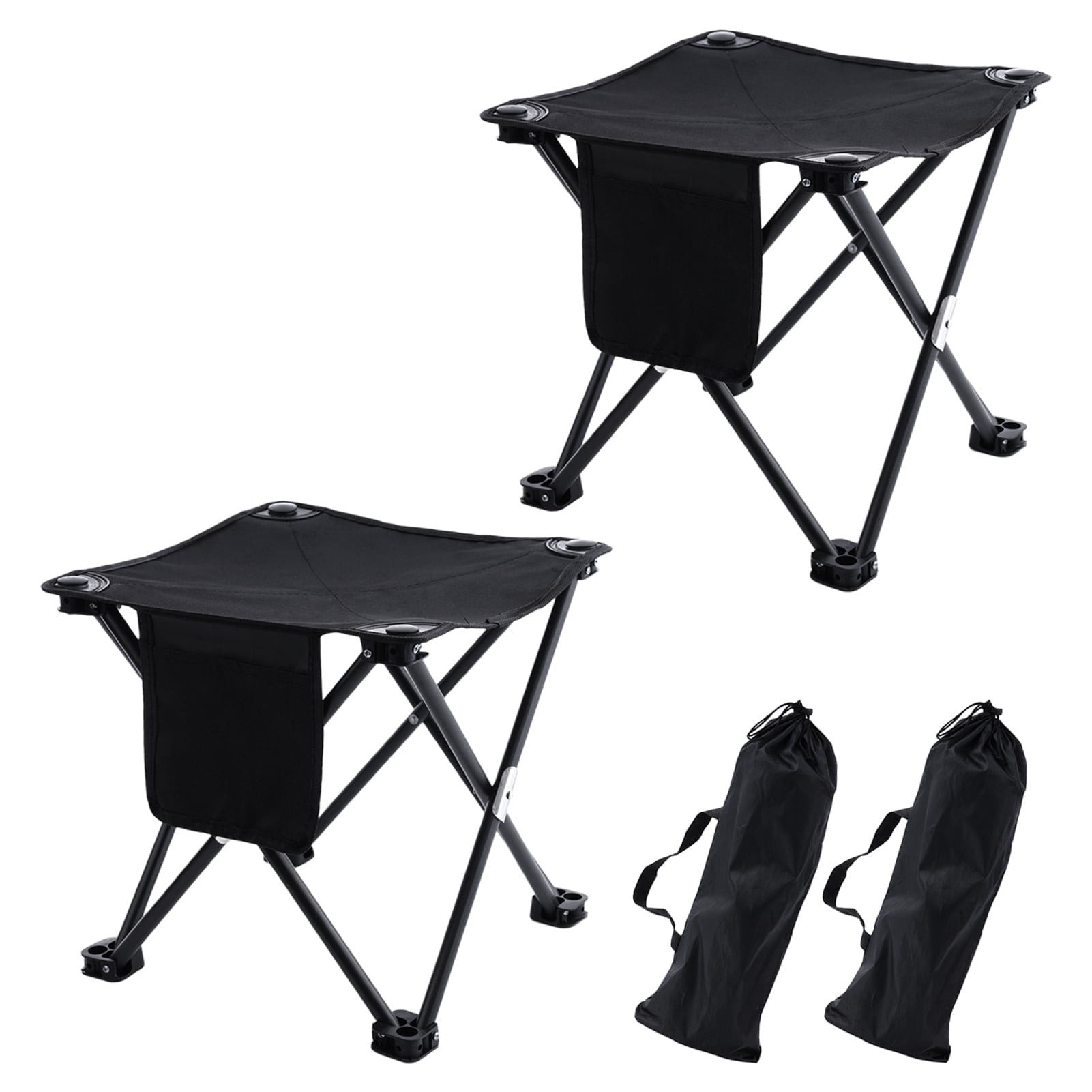 "Buquapse 2Pcs Portable Folding Camping Stool, Lightweight Backpacking ...