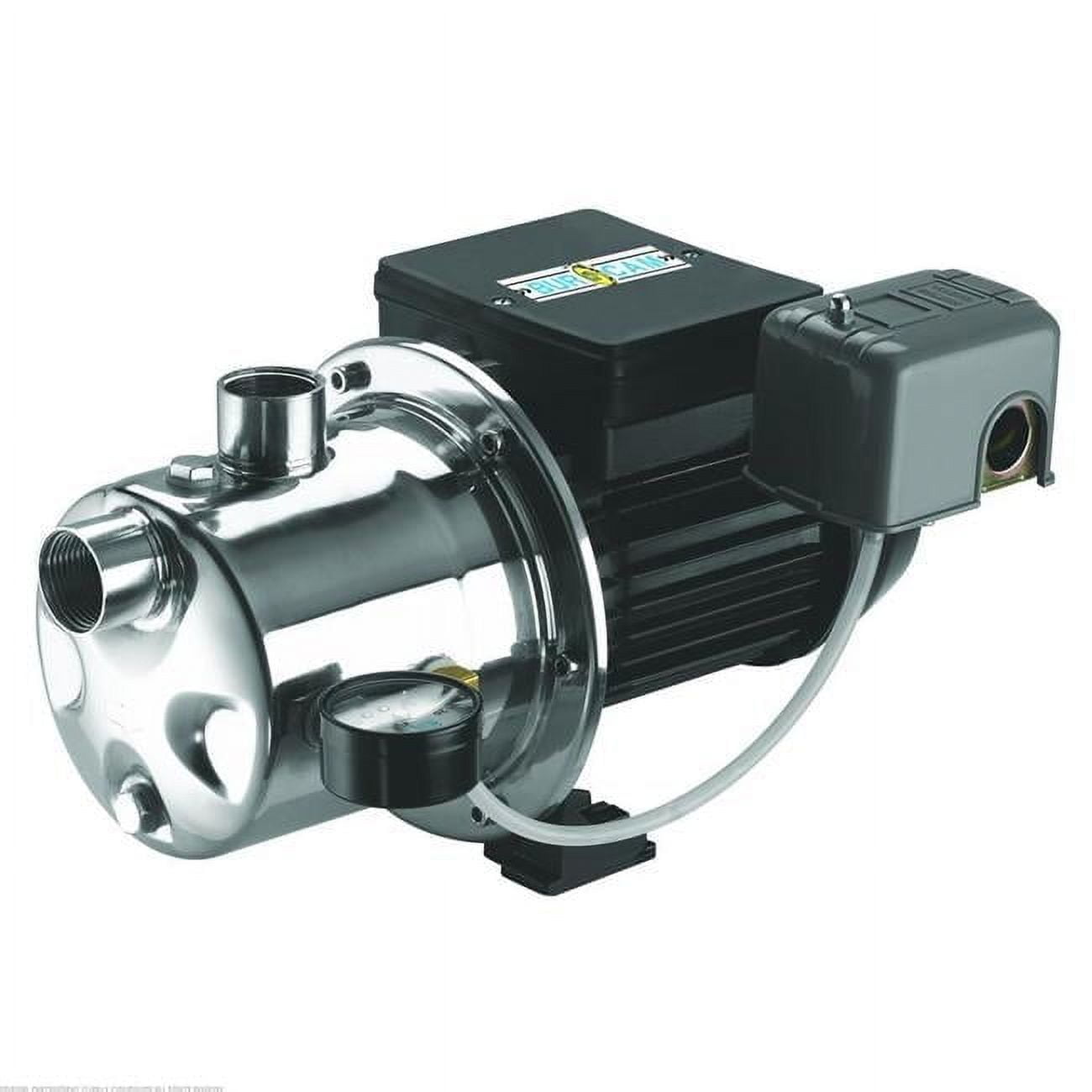 Bur-Cam Pumps 506518SS 0.75 HP Stainless Steel Well Jet Shallow Pump ...