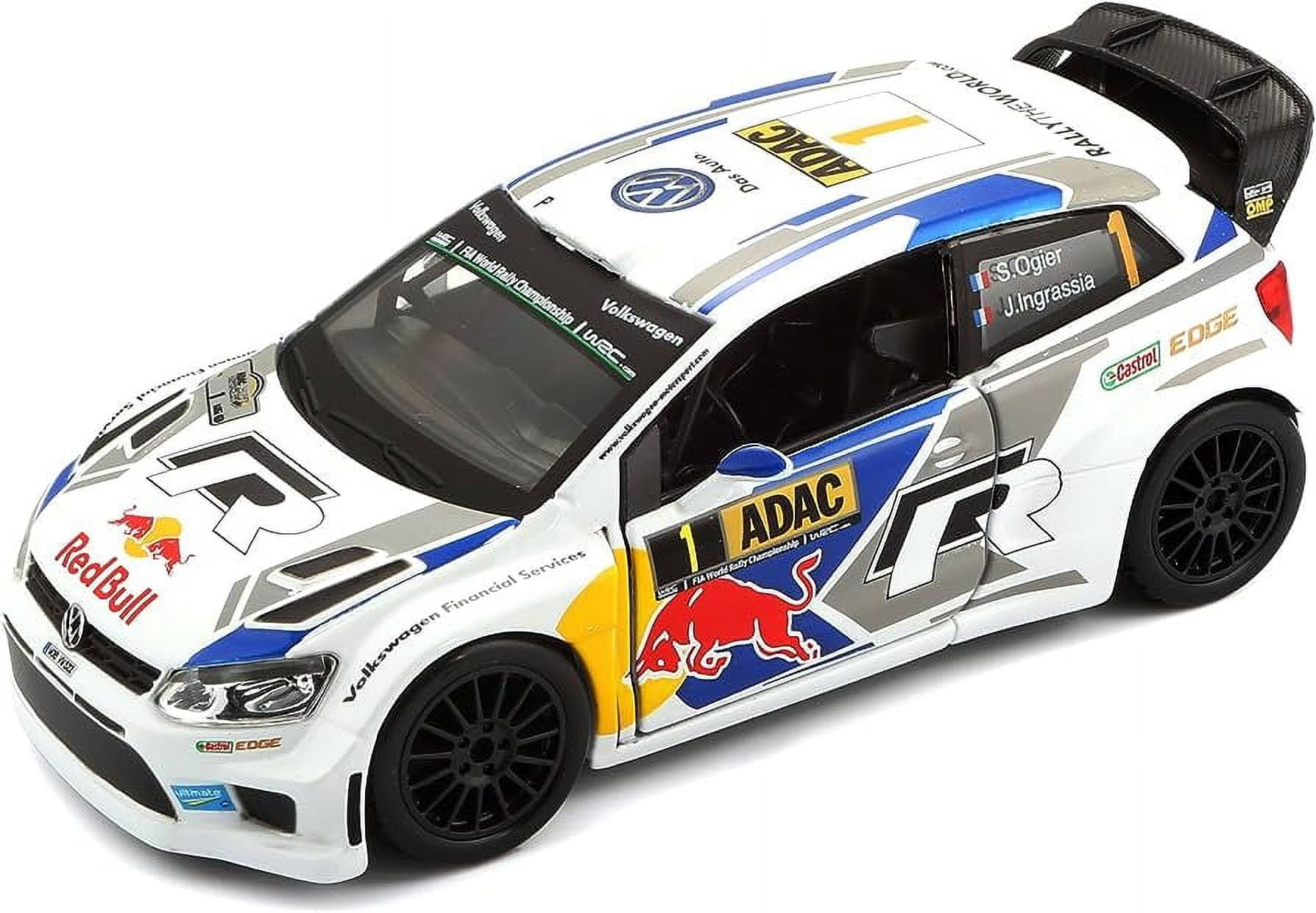 Burago 2014 VW Polo R WRC Team Sebastien Ogier 1/32 Rally Race Die Cast ...