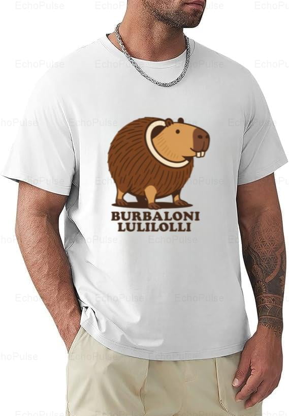 Burbaloni Lulilolli Cursed Calm Capybara Italian Brainrot Unisex T ...