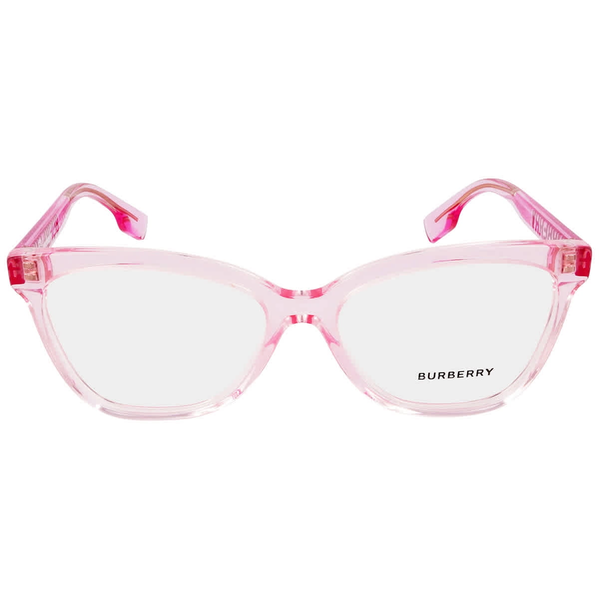 Burberry Grace Cat Eye Ladies Eyeglasses, Pink Crystal Plastic Frame ...