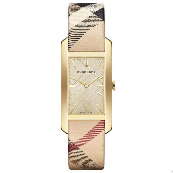 Burberry BU9407 Watch Pioneer Ladies - Gold Dial Stainless Steel Case ...