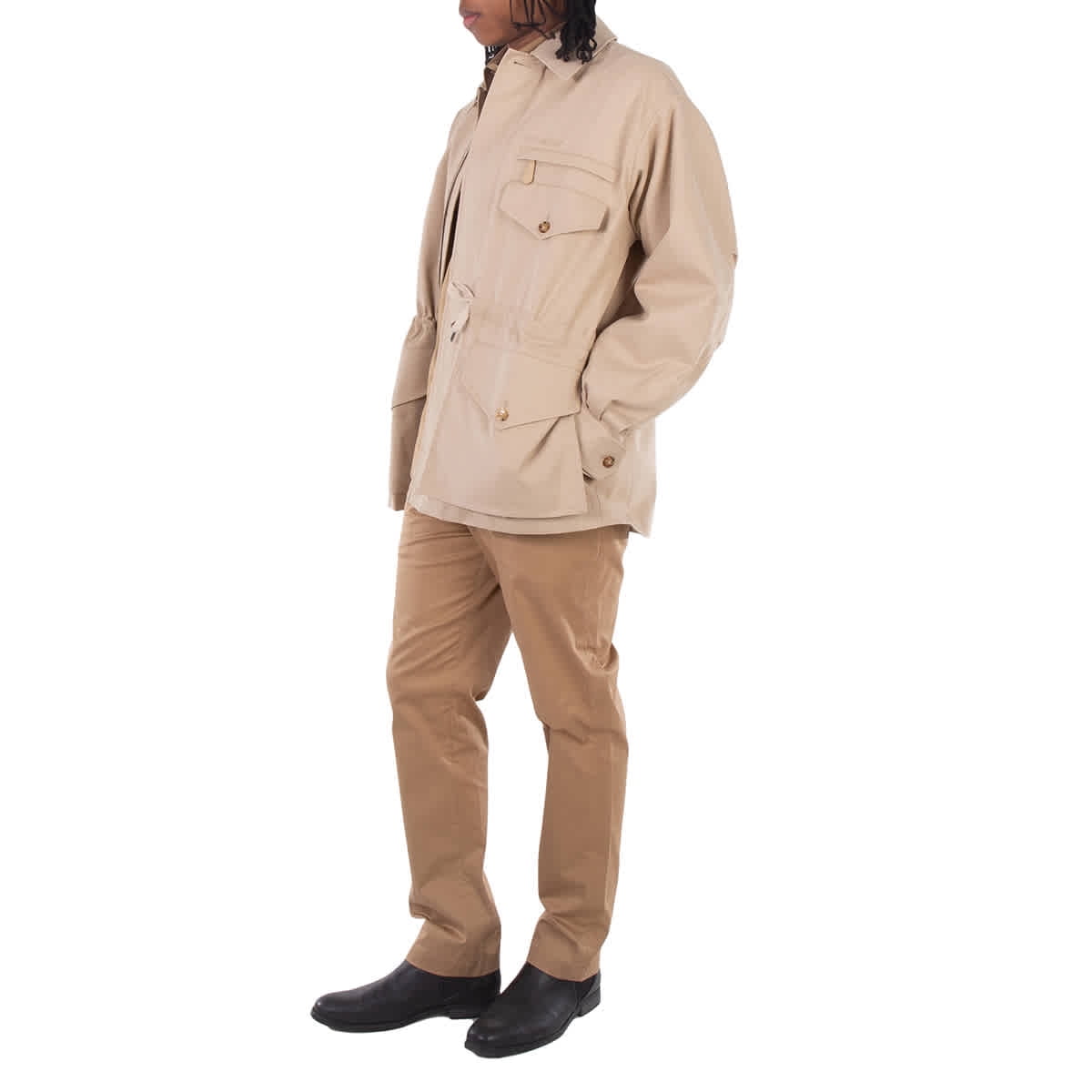 Burberry Backwell Single-Breasted Cotton Jacket, Brand Size 52 (US Size ...
