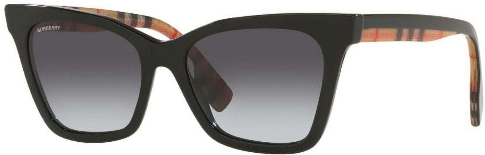 Burberry Elsa BE 4346 Plastic Womens Square Sunglasses Black 53mm Adult - Walmart.com