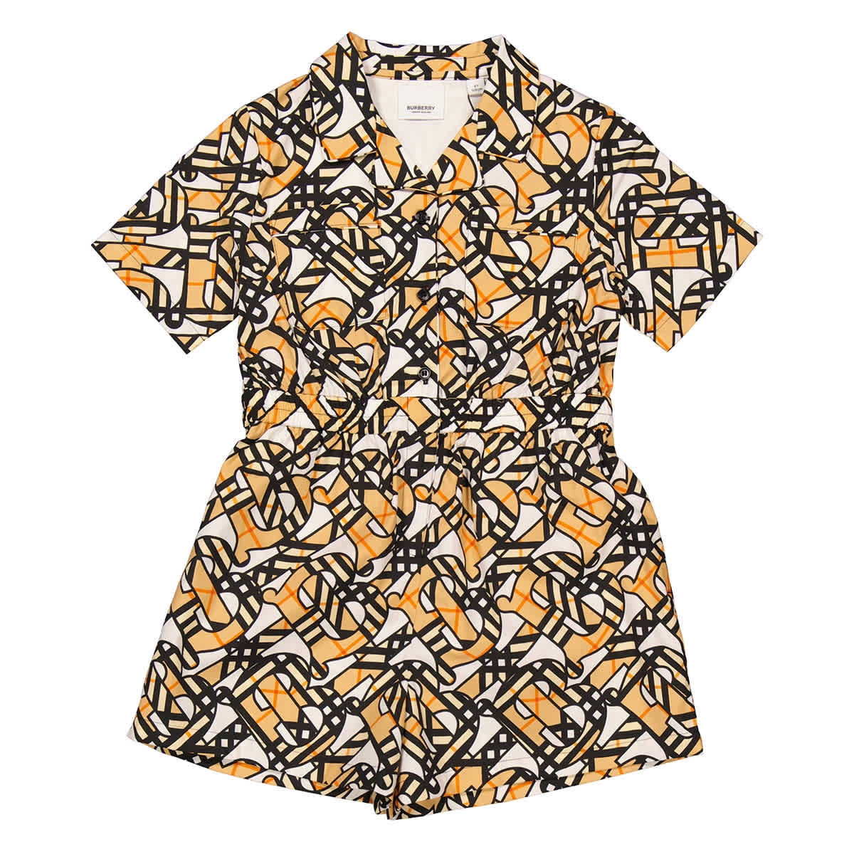 Burberry Girls Meredith Monogram Print Playsuit, Size 8Y - Walmart.com