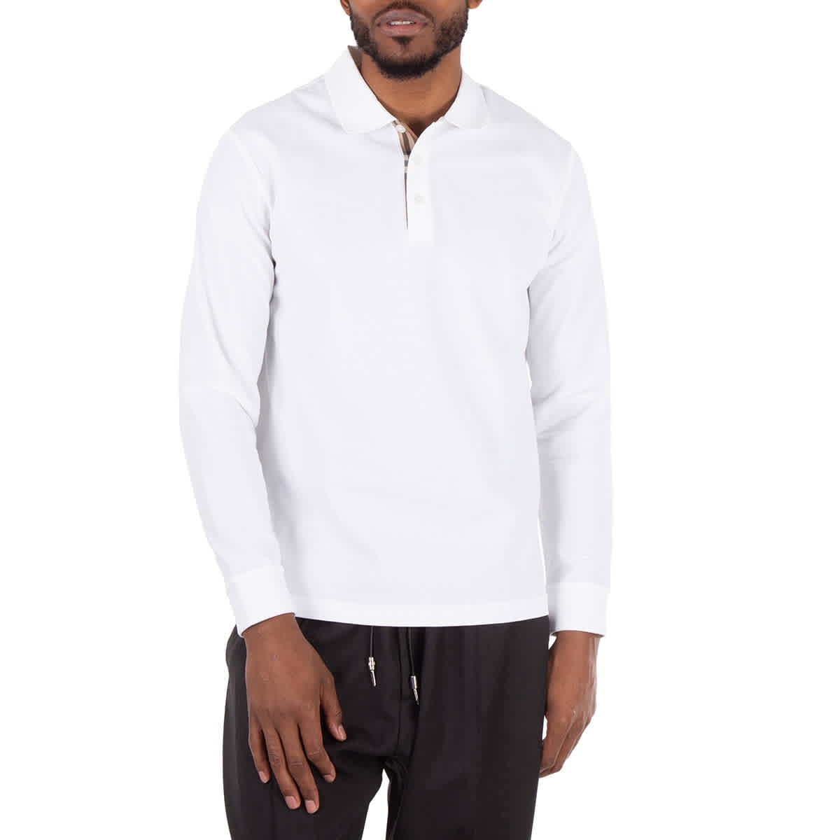 Burberry Hartford Long Sleeve Polo Shirt, Size XX-Large - Walmart.com
