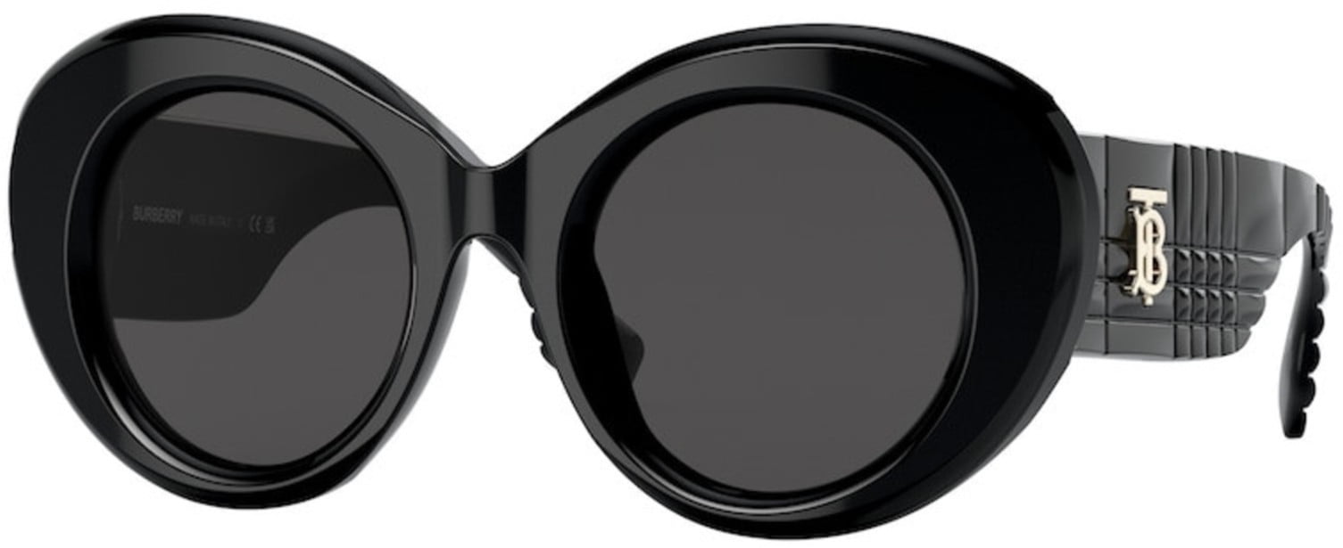 Burberry Margot Women's Black Oversize Round Sunglasses - Walmart.com