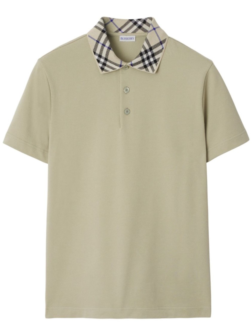 Burberry Men's Polo With Textured Body Neutrals Sizes standard XXXS-7XL ...