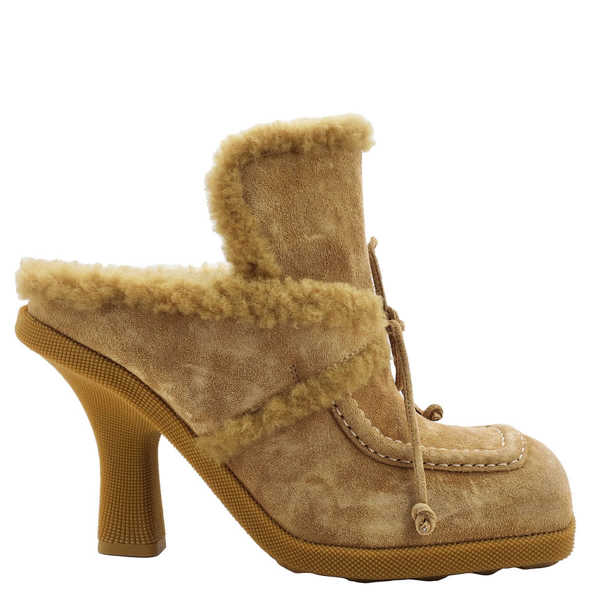 Burberry Square-Toe Highland Mules, Brand Size 37 (US Size 7) - Walmart.com