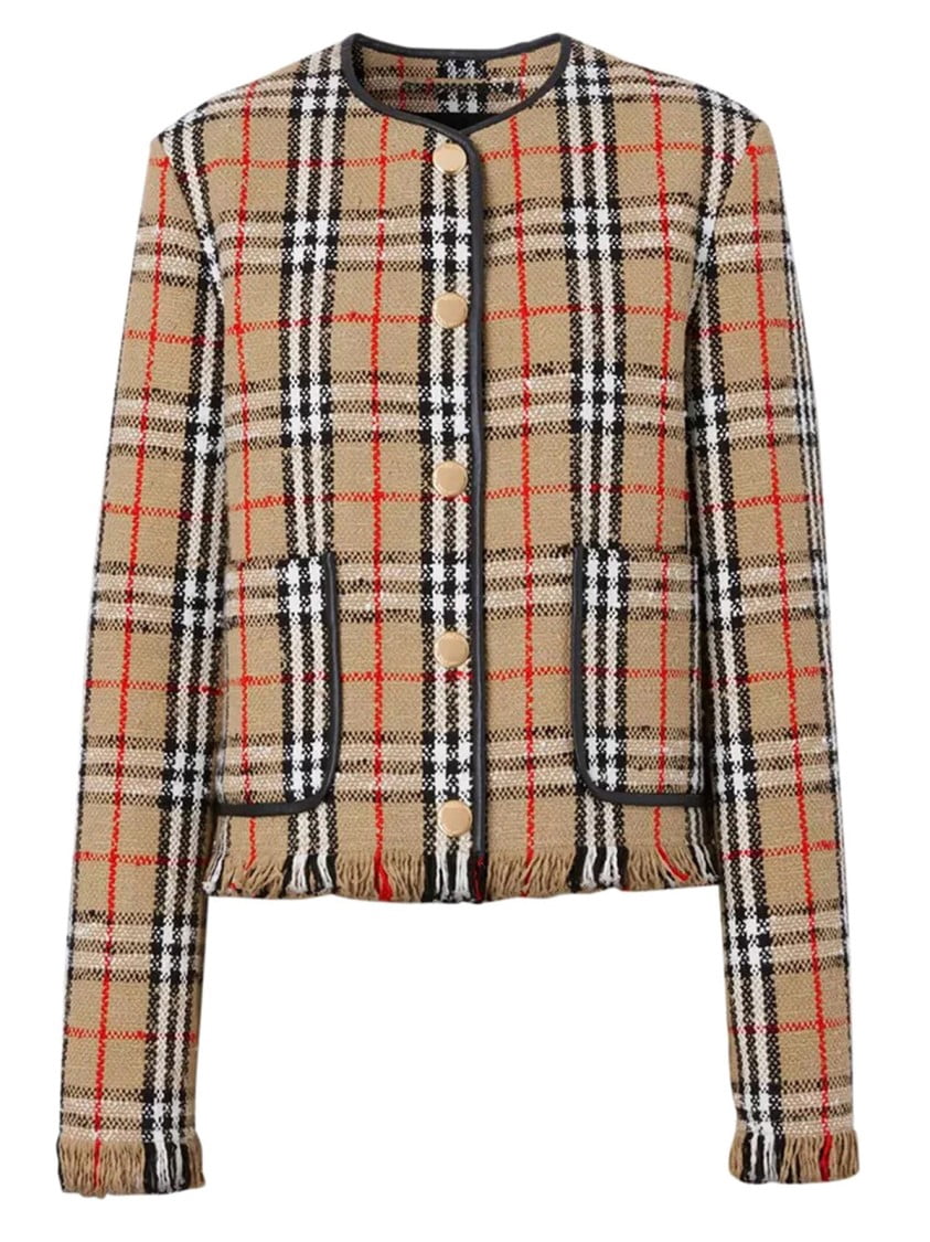 Burberry Vintage Check Motif Jacket (Women's) - Walmart.com