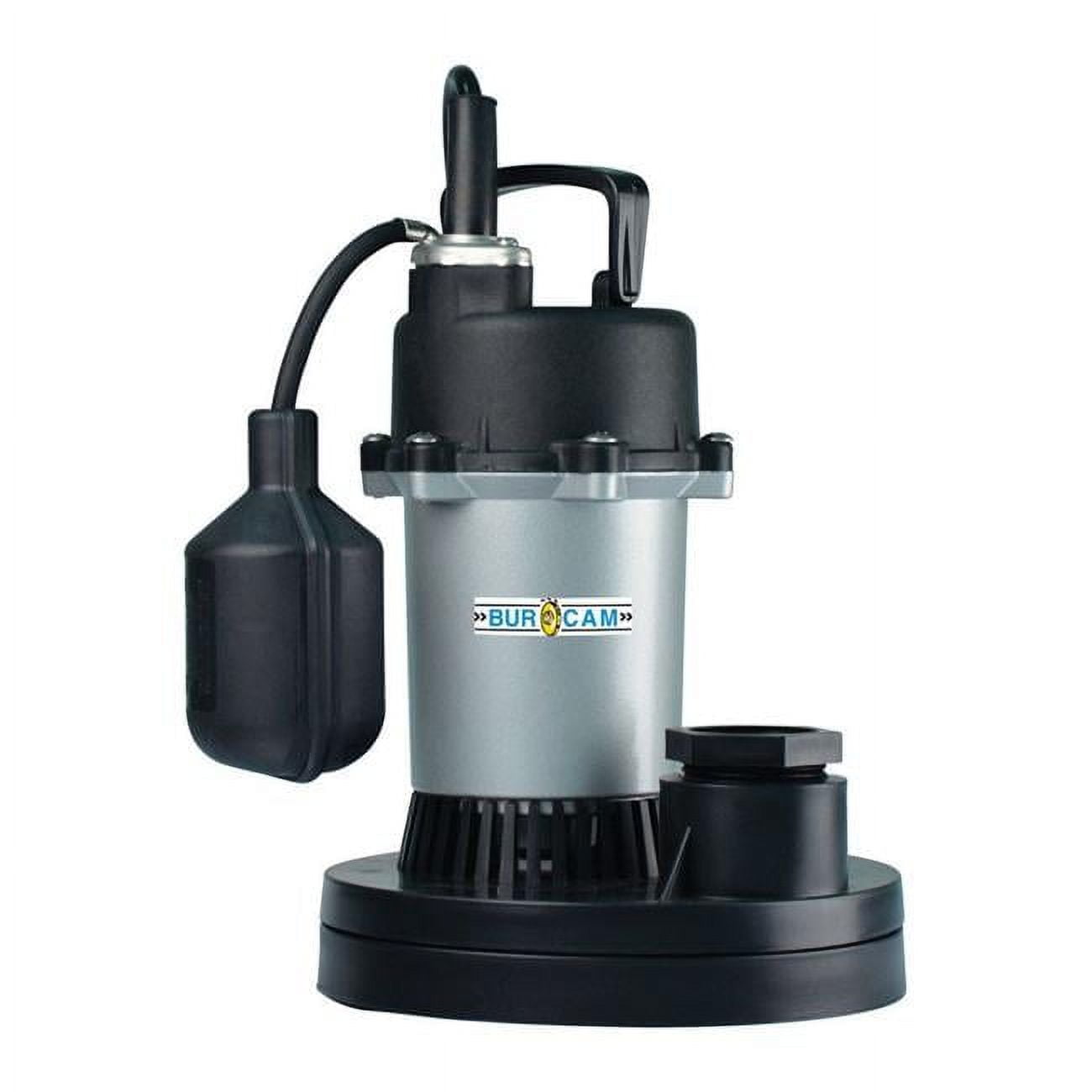 Burcam 0.33 HP 3000 gph 115 V Thermoplastic Submersible Pump - Walmart.com