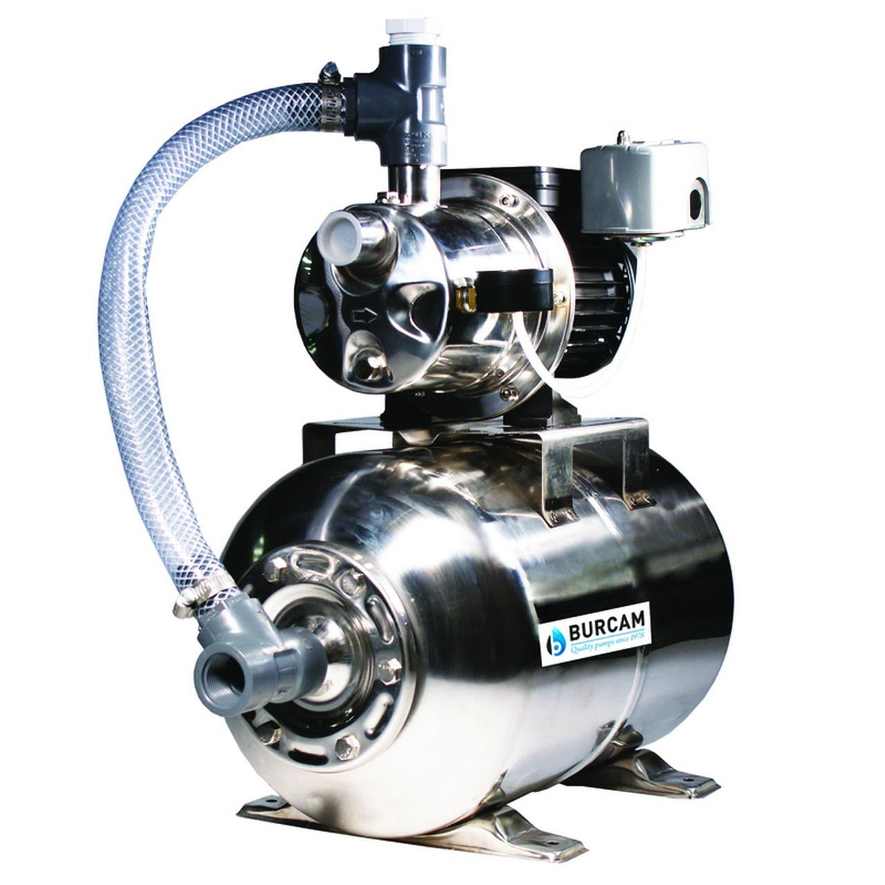 Burcam 3/4 hp 900 gph Stainless Steel Shallow Well Jet Pump - Walmart.com
