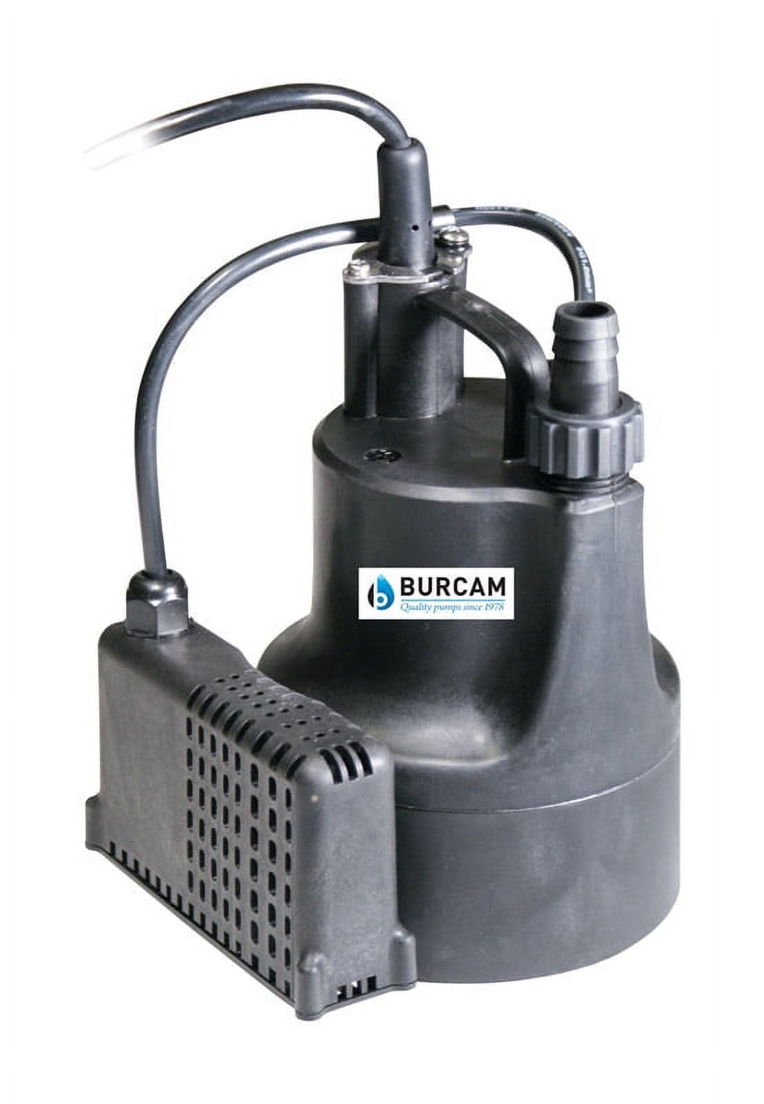 Burcam 300506S 1/6 Hp Energy-Efficient Automatic Thermoplastic Utility ...