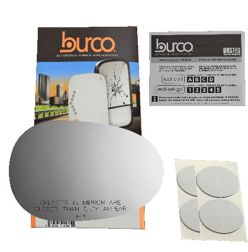 Burco 3120 Convex Passenger Side Manual Replacement Mirror Glass For ...