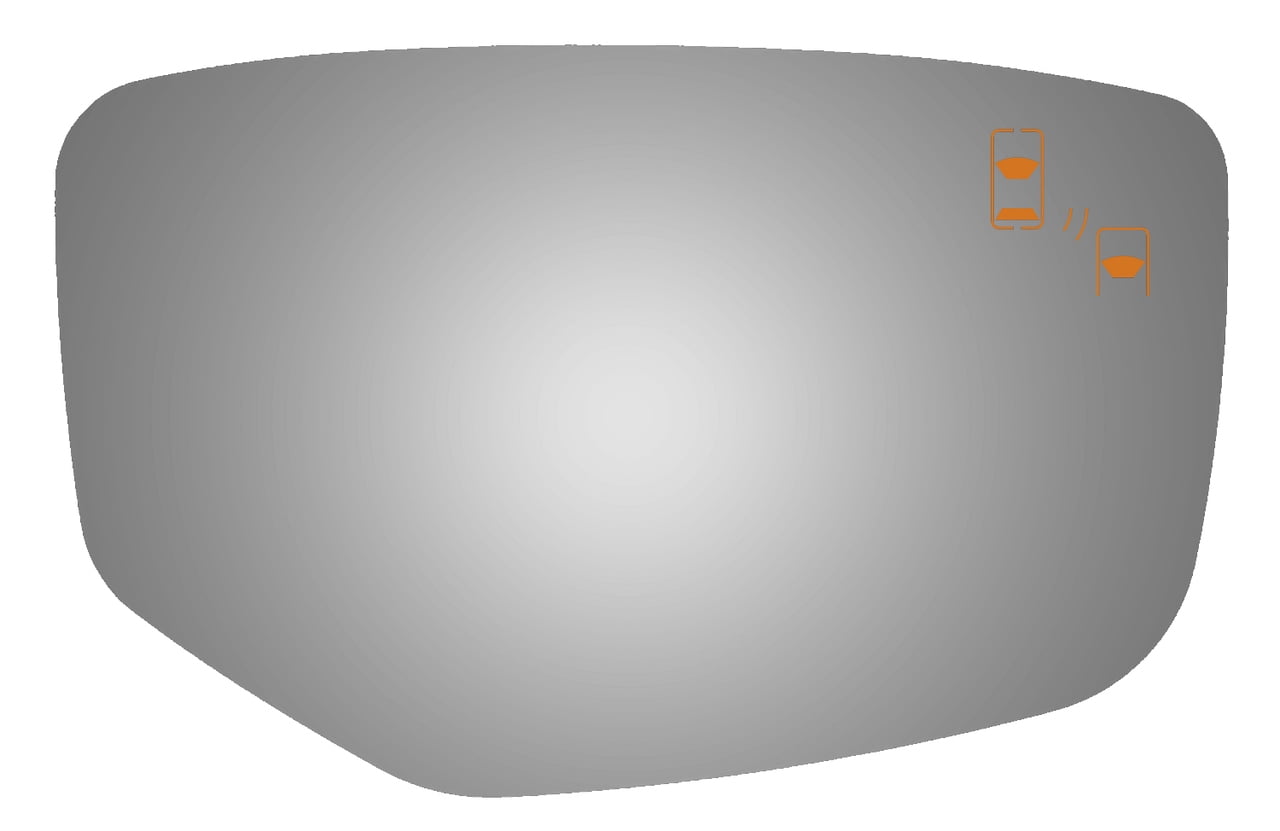 Burco 5556B Convex Passenger Side Replacement Mirror Glass for 2016 ...