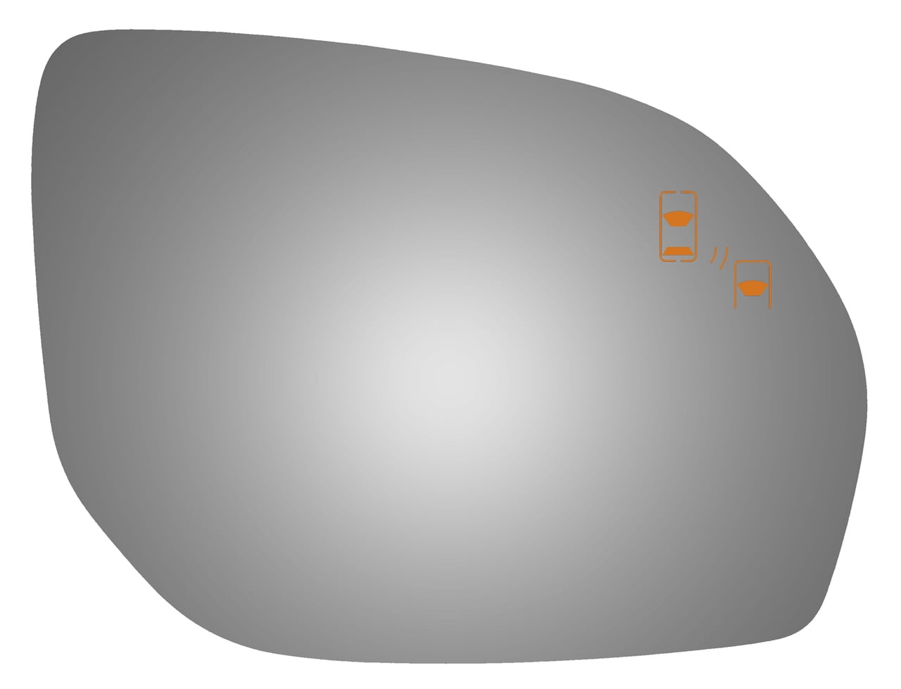 Burco 5658B Right Side Power Replacement Mirror Glass for 13-15 Hyundai ...