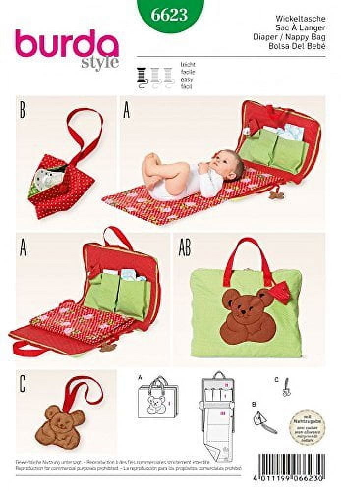 Burda Baby Easy Sewing Pattern 6623 Changing Mat & Accessories C64 ...