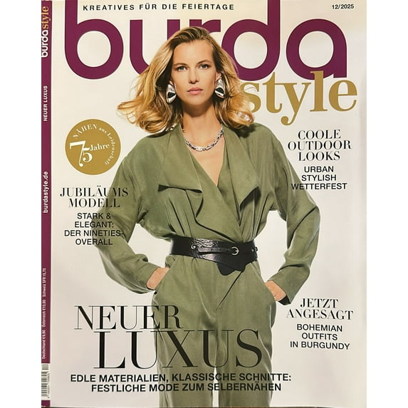 Burda Style German Magazine December 2025 - Walmart.com