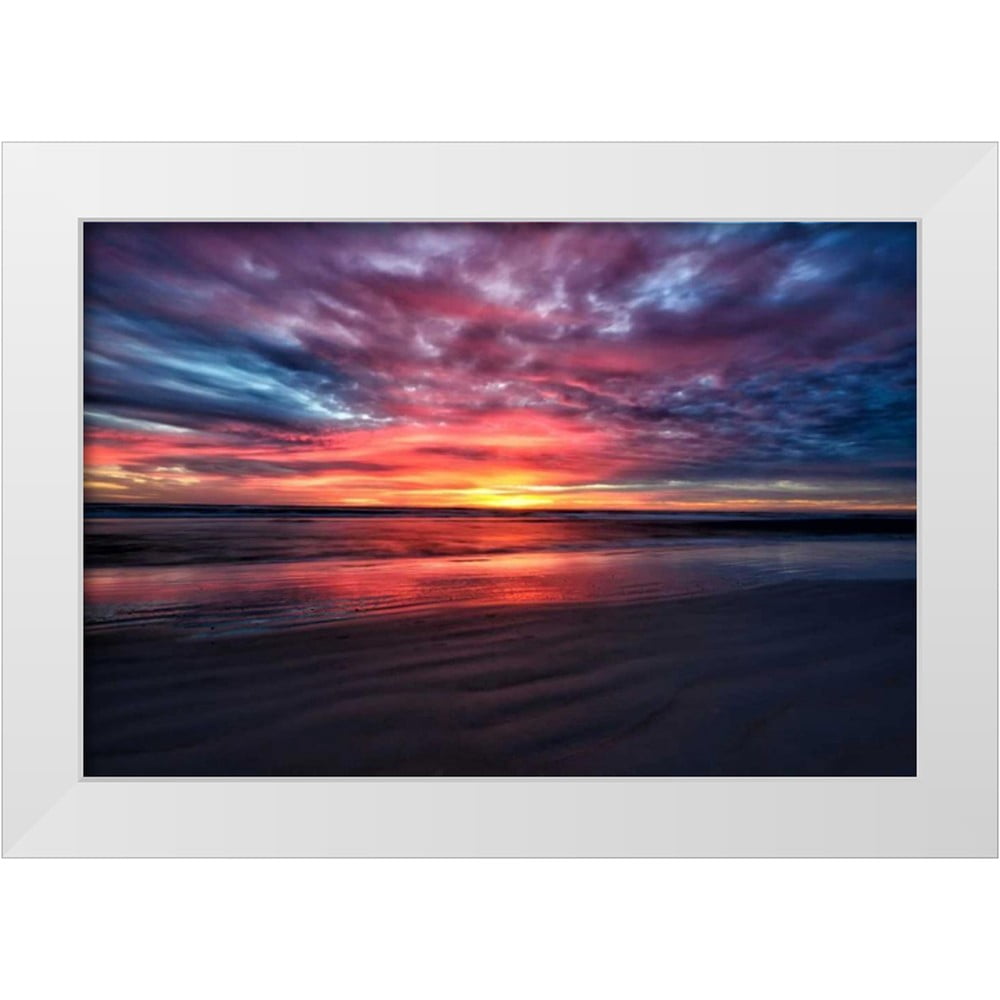 Burdick, Chuck 14x11 White Modern Wood Framed Museum Art Print Titled ...