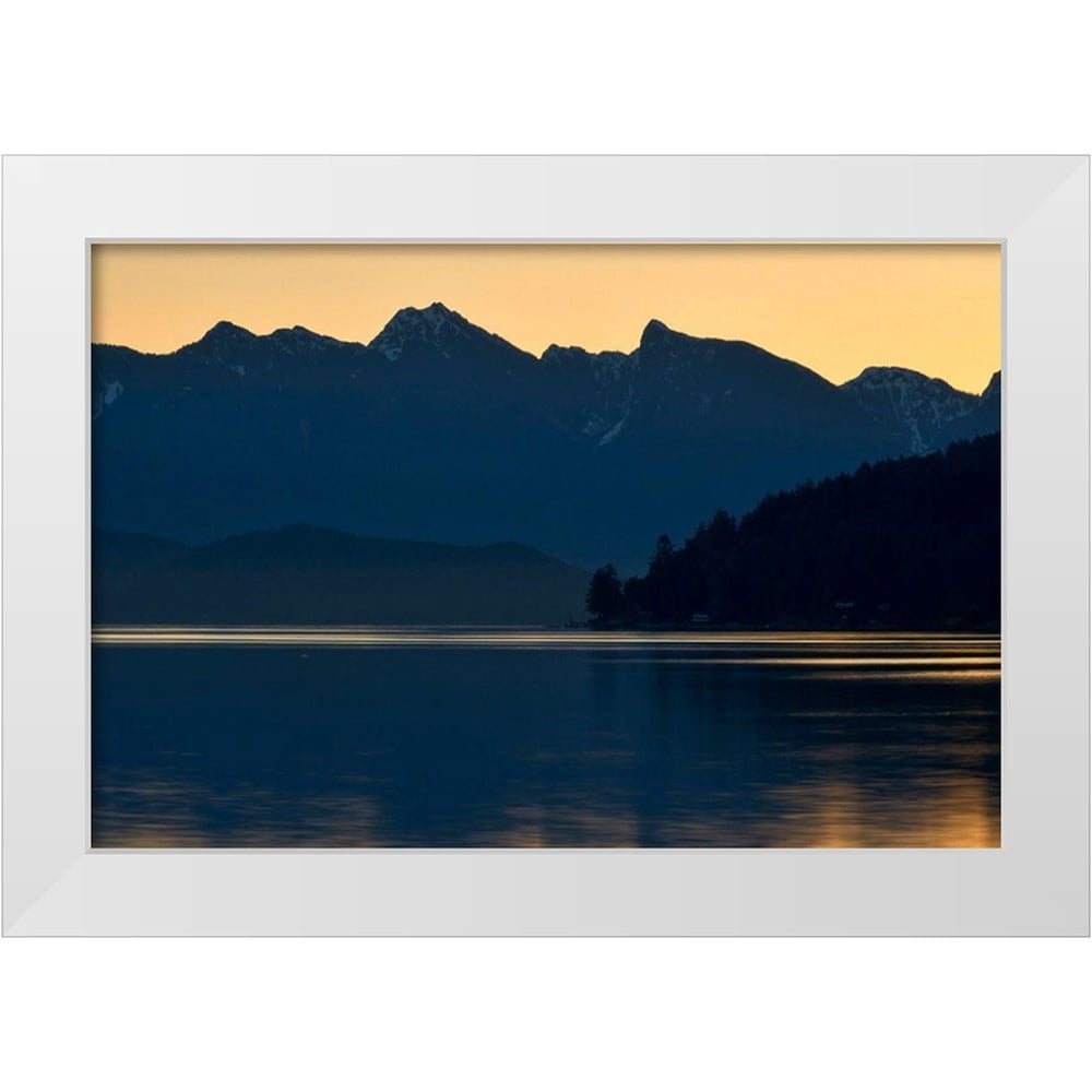 Burdick, Chuck 14x11 White Modern Wood Framed Museum Art Print Titled ...