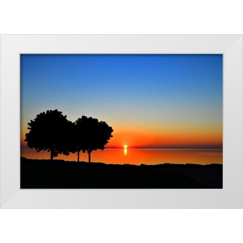 Burdick, Chuck 14x11 White Modern Wood Framed Museum Art Print Titled ...