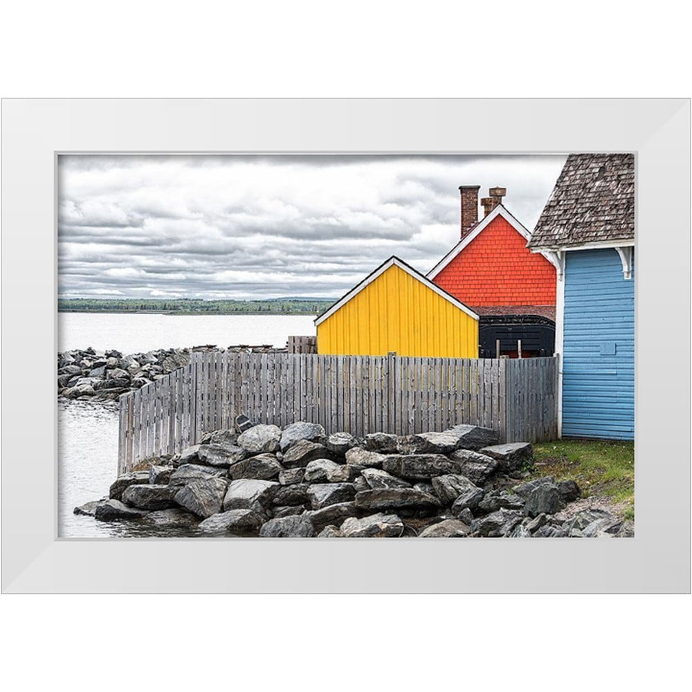 Burdick, Chuck 18x13 White Modern Wood Framed Museum Art Print Titled ...