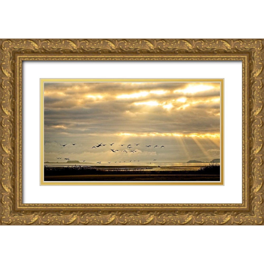 Burdick, Chuck 24x15 Gold Ornate Wood Framed with Double Matting Museum ...