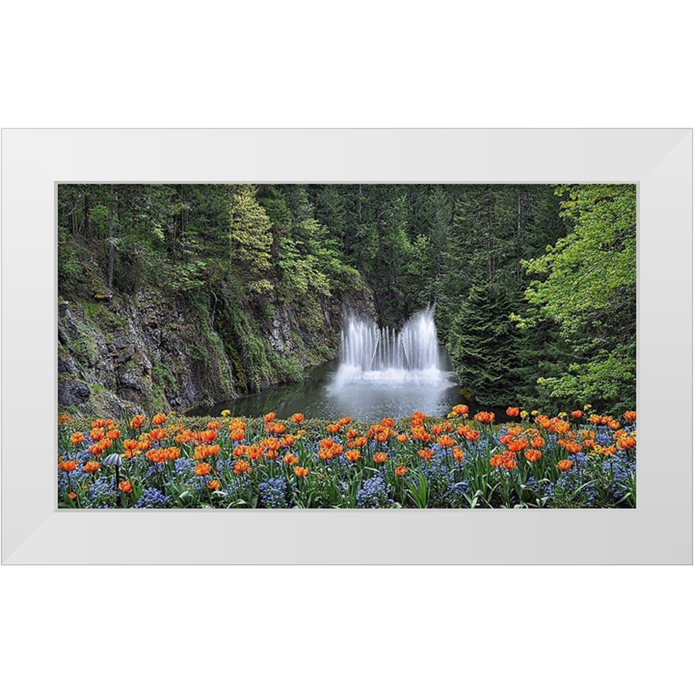 Burdick, Chuck 24x15 White Modern Wood Framed Museum Art Print Titled ...