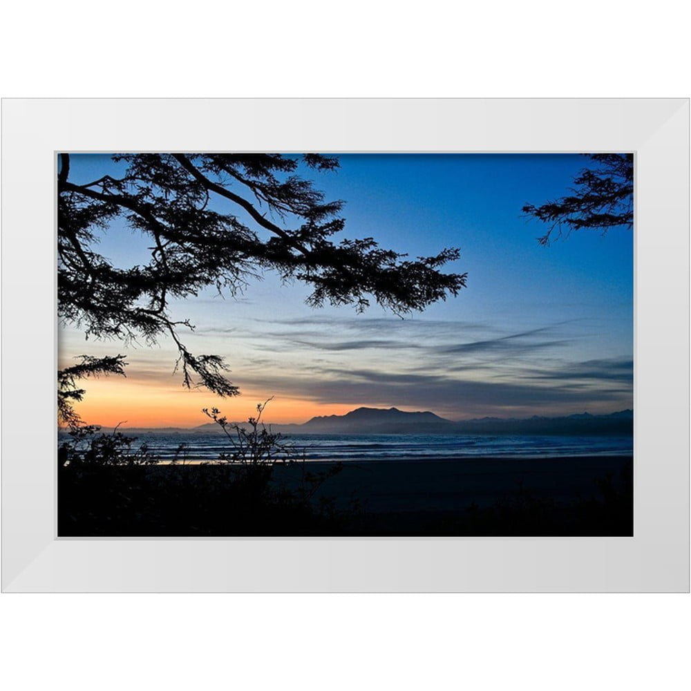 Burdick, Chuck 24x17 White Modern Wood Framed Museum Art Print Titled ...