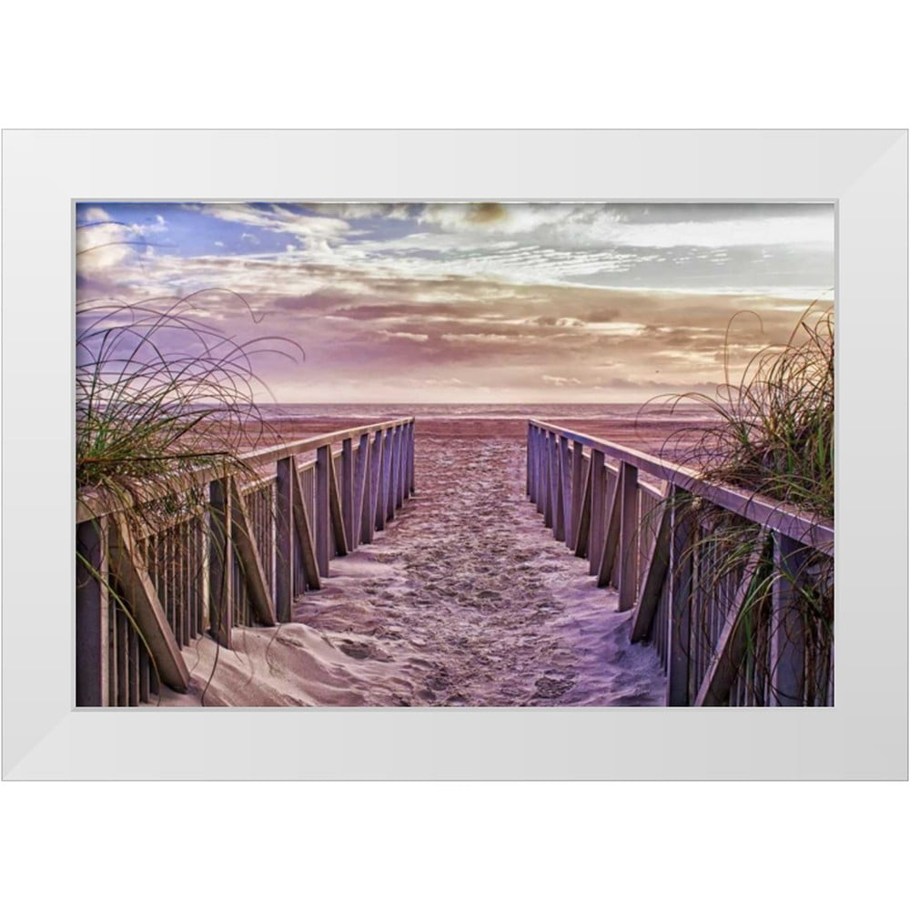 Burdick, Chuck 24x17 White Modern Wood Framed Museum Art Print Titled ...