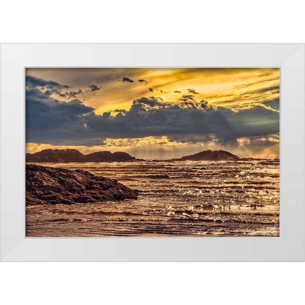 Burdick, Chuck 24x17 White Modern Wood Framed Museum Art Print Titled ...