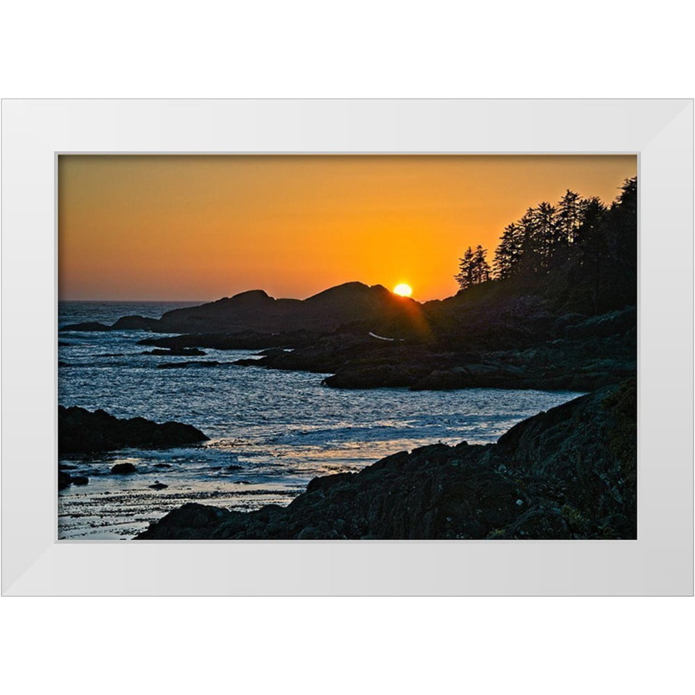 Burdick, Chuck 24x17 White Modern Wood Framed Museum Art Print Titled ...
