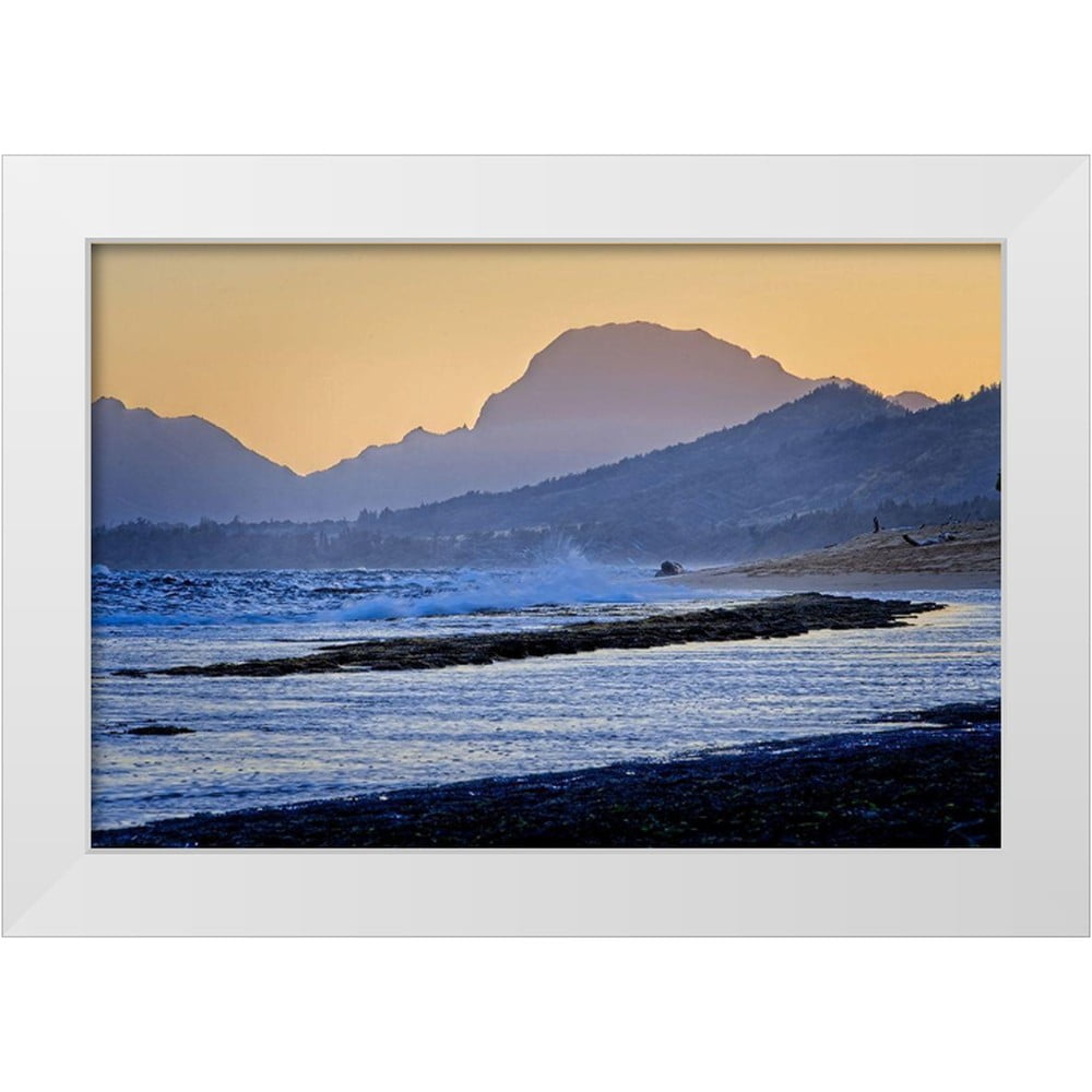 Burdick, Chuck 24x17 White Modern Wood Framed Museum Art Print Titled ...