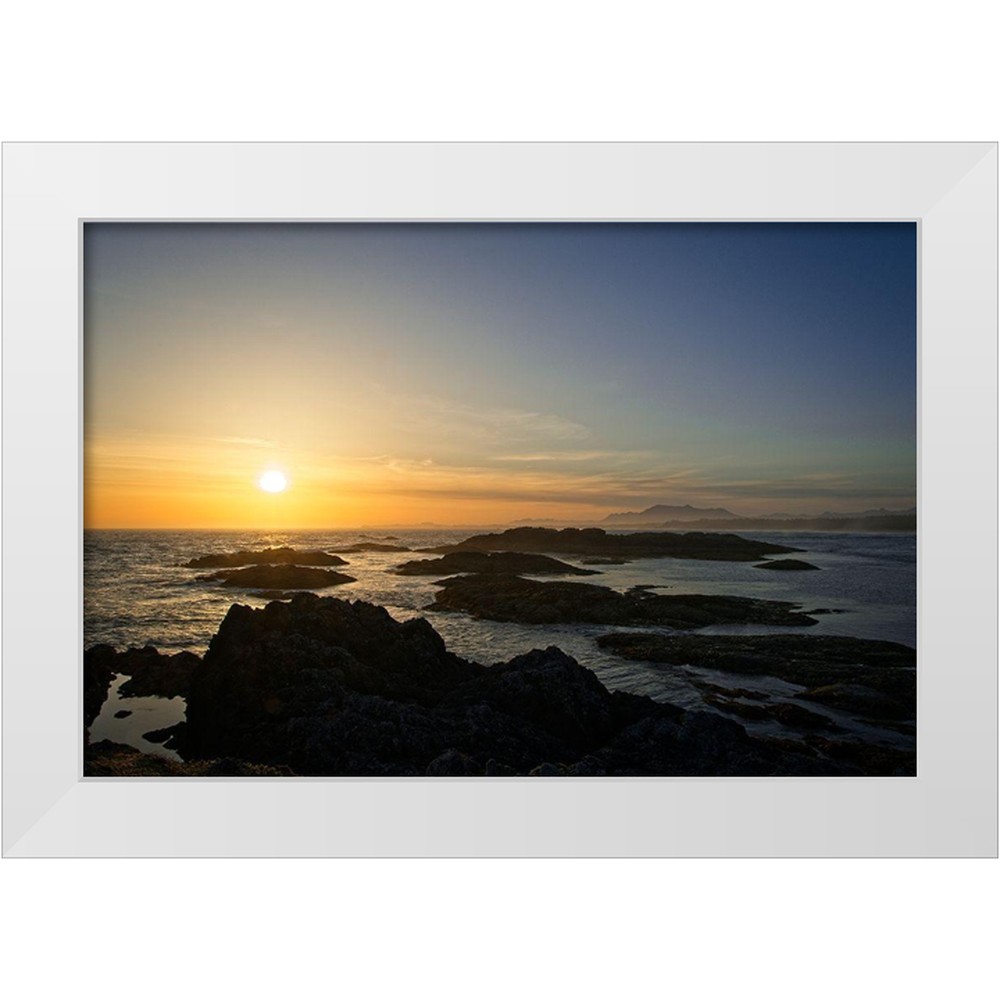 Burdick, Chuck 32x23 White Modern Wood Framed Museum Art Print Titled ...