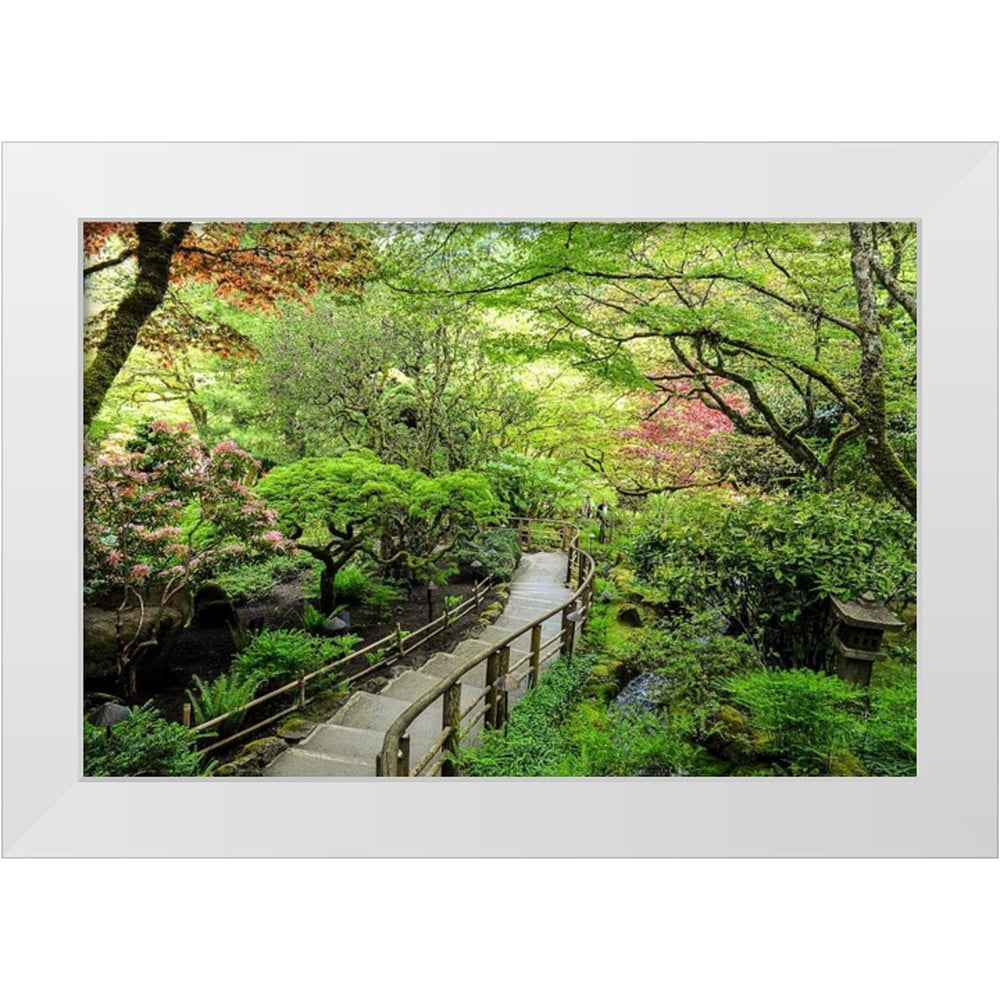 Burdick, Chuck 32x23 White Modern Wood Framed Museum Art Print Titled ...