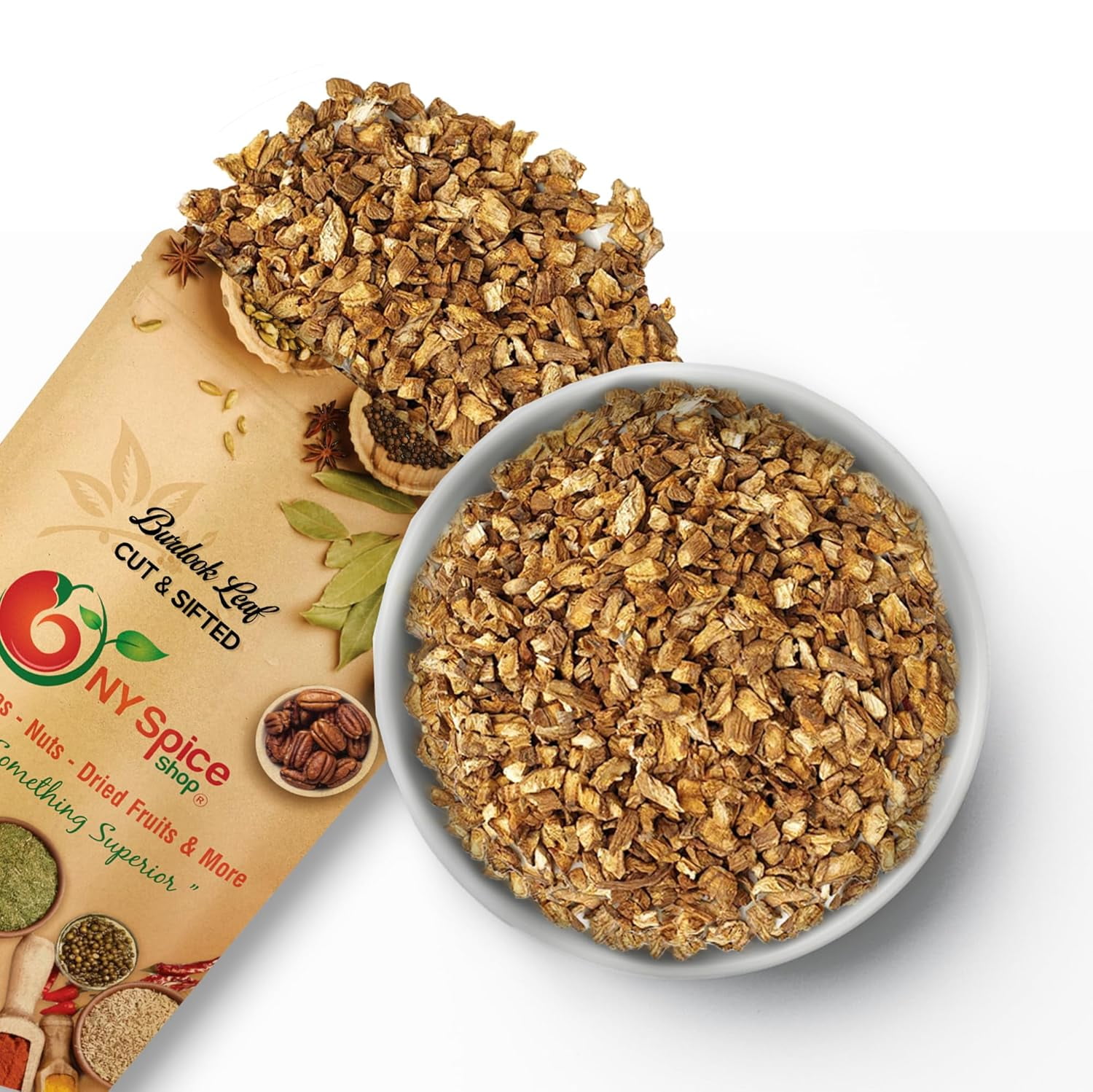 Burdock Root Cut & Sifted - Arctium Lappa L. Roots - Pure & All Natural ...