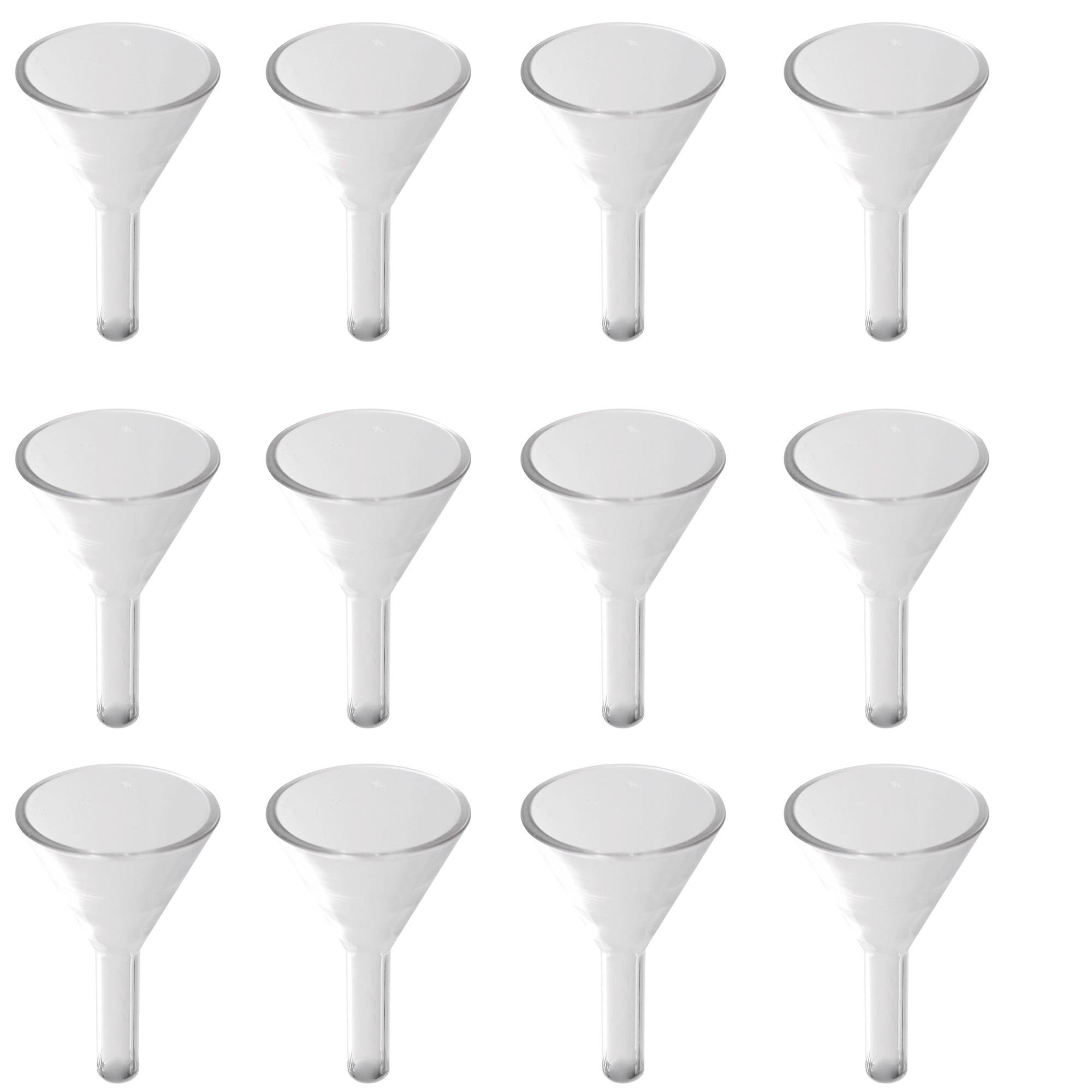 Funnel, Burette Borosilicate Glass 40mm diameter, 38mm stem length, and ...