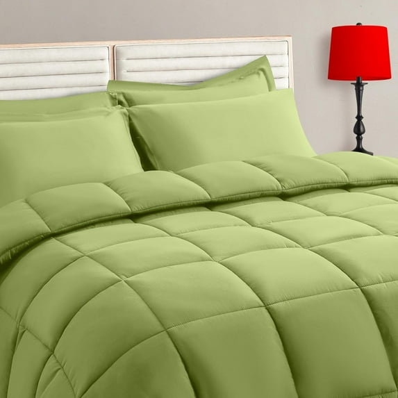 Burgandy Size Comforter Set - 7 Pieces, Bed in a Bag Bedding Sets with ...