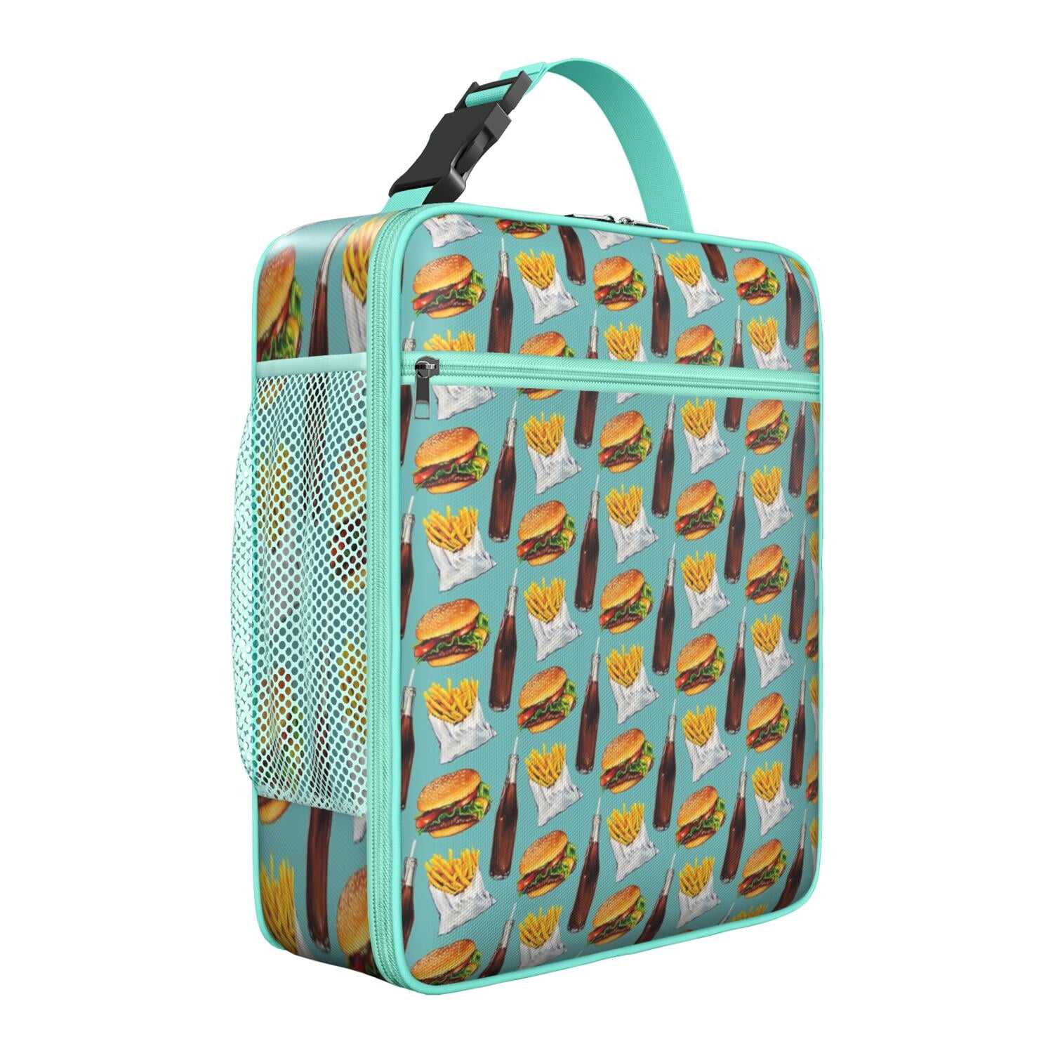 Burger American Food Lunch Bag – Hamburger Sandwich Foodie Breakfast ...