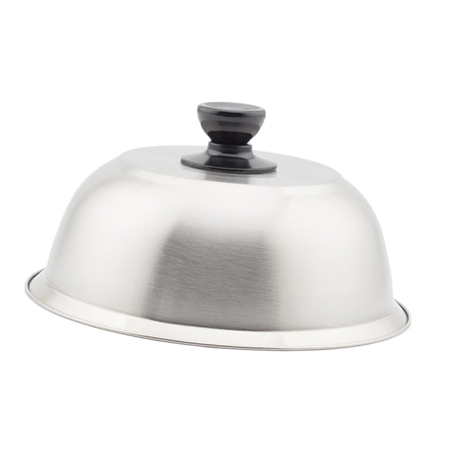 Burger Cover Round Basting Cover Grilling Stainless Steel Grilling ...
