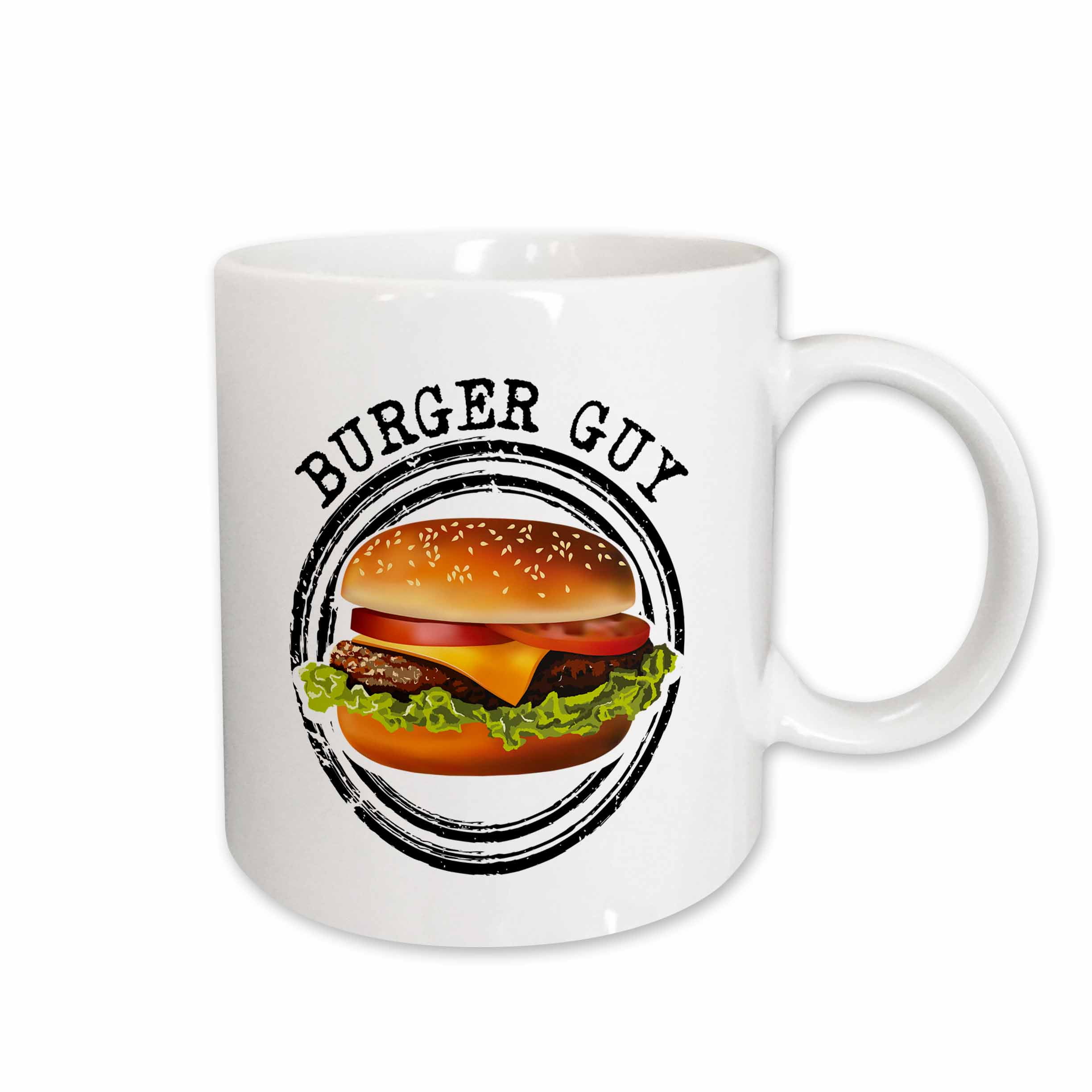3drose, Burger Guy Cool Hamburger Cheeseburger Sandwich Barbecue Bbq ...