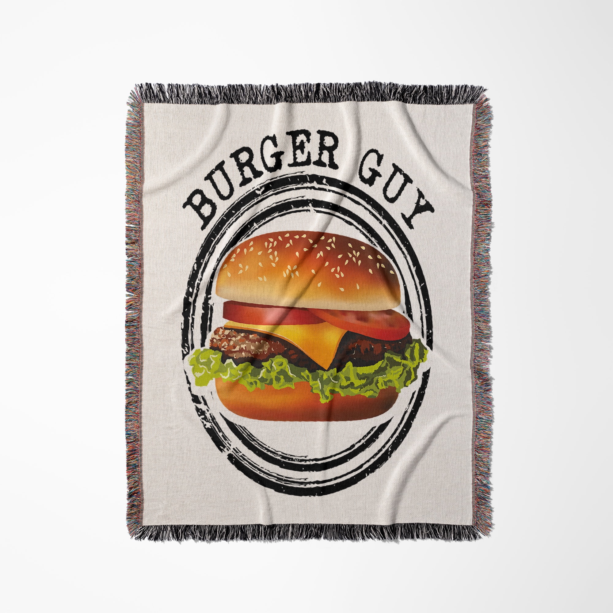 Burger Guy Cool Hamburger Cheeseburger Sandwich Barbecue Bbq Food ...